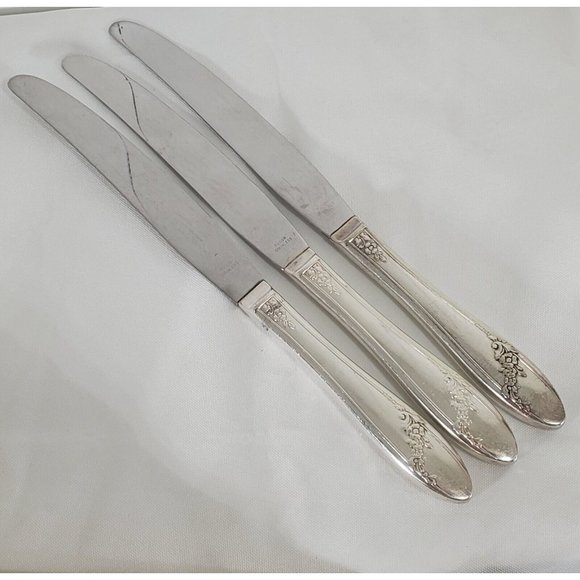 Oneida | Dining | 3pc Oneida Queen Bess Ii Hollow Handle Dinner Knife ...